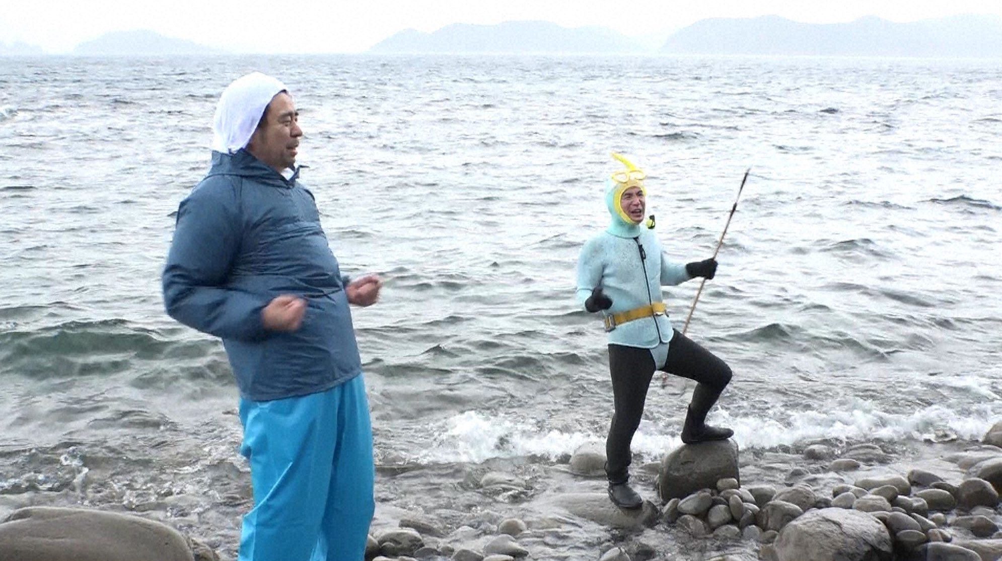 テレ朝post よゐことナスd、世紀の「無人島0円」対決!ナスd、素手でタコgetの超人技炸裂
